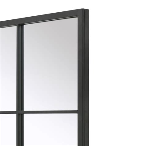 Latitude Run® Decorative Large Rectangle Metal Window Pane Wall Mirror Wayfair