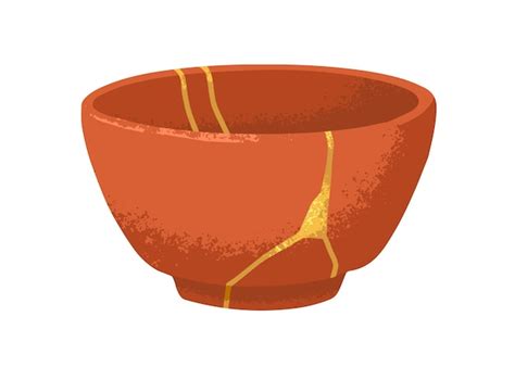 중국 도자기 아시아 동부 킨츠기 스타일의 도자기 그릇 다시 태어난 깨진 접시 디자인 황금 래커 라인 골드 패턴으로 수리