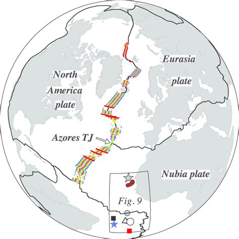 Locations Of Magnetic Reversal Transform Fault And Fracture Zone Data Download Scientific