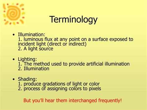 Ppt Illumination Lighting And Shading Powerpoint Presentation Free