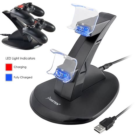 Insten Dual Ps4 Controller Charger Charger Station Charger Dock By Insten Dual Usb Charging