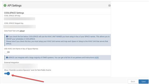 Override Location Space S For Non Public Events Via API Calls ESPACE Support Center