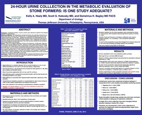 Pdf 24 Hour Urine Collection In The Metabolic Evaluation Of Stone