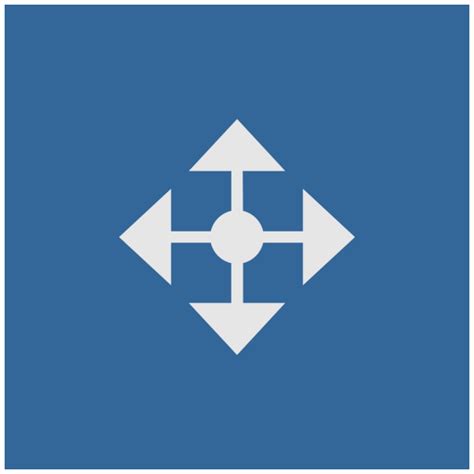 blue cursor deep drag drop square icon download on iconfinder