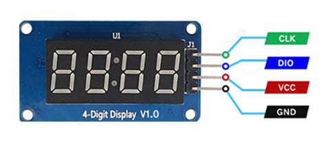 Interfacing TM1637 4 Digit 7 Segment LED Display With Arduino Electronics 360