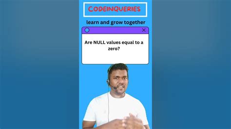 Are Null Values Equal To A Zero In Sql Sqldevelopment Sqlinterview Sql Jobinterview