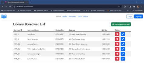 GitHub Ikeshala Library Management Frontend This Repository Contains The Frontend Code For A