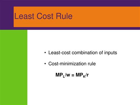 Ppt Cost Minimizing Input Combinations Powerpoint Presentation Free