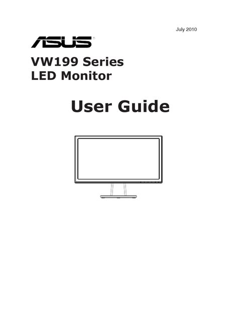 vw199 pdf pdf computer monitor display resolution
