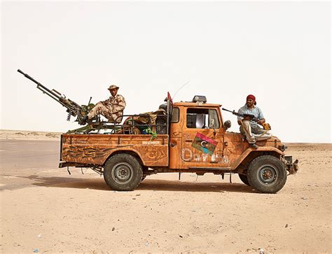 Libyan Battle Trucks Shockblast