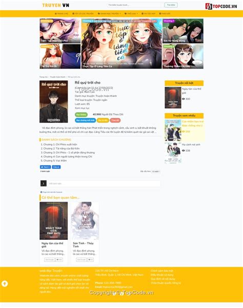 Code Website đọc Truyện Online Bằng Laravel Php Mysql Hỗ Trợ Cài đặt