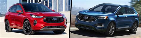 Compare 2024 Ford Escape Vs Ford Edge Livonia Mi