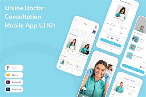 Online Doctor Consultation Mobile App Ui Graphic By Betush · Creative