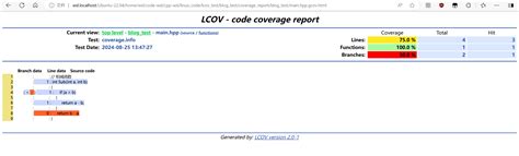 【c 】单元测试覆盖率工具lcov的使用 Csdn博客