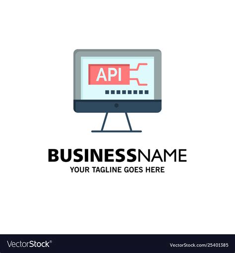 Computer Code Coding Education Business Logo Vector Image