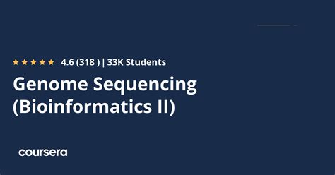 Genome Sequencing Bioinformatics Ii Coursera