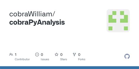 GitHub CobraWilliam CobraPyAnalysis