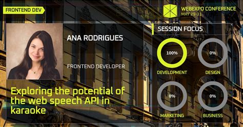 Exploring The Potential Of The Web Speech Api In Karaoke Webexpo Conference