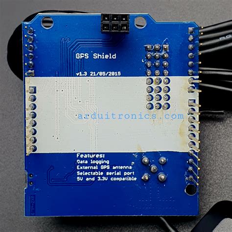 Gps Shield Ublox Neo 6m With Data Logger For Arduino Uno แถมสายอากาศ