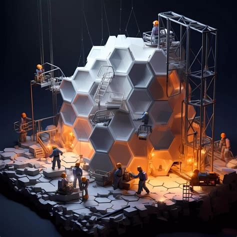 Premium Ai Image Abstract 3d Render Pavilion 3d Models Dome Home