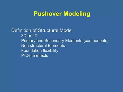 1223989 Static Pushover Analysis Ppt