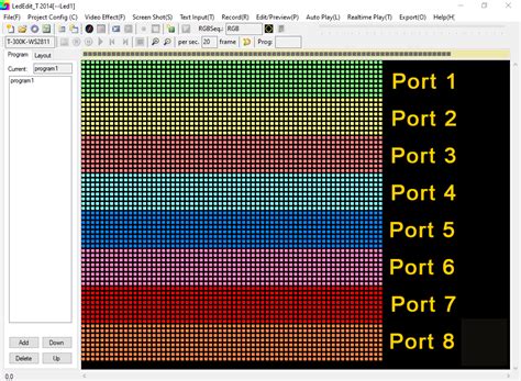 How To Use LEDEdit 2014 Software With Online Controller