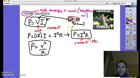 Ohms Law Equation
