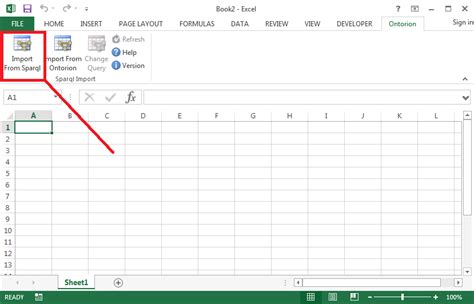 excel sparql import ontorion deparkes
