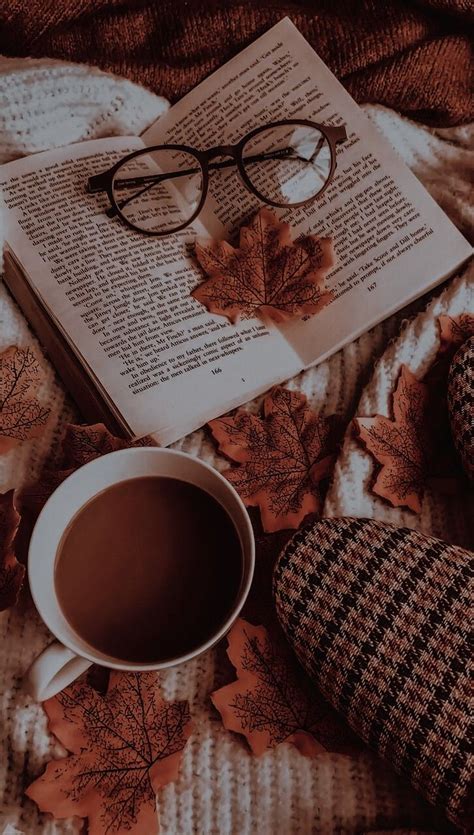 Pin By 𝒔𝒕𝒉𝒆 On Books And Writing Brown Aesthetic Coffee And Books