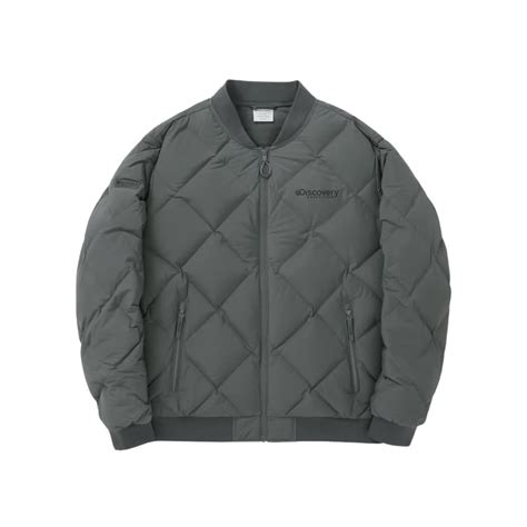 디스커버리 익스페디션 디하스 튜브 구스 다운 라이트웨이트 패딩 그레이 Discovery Expedition Kream