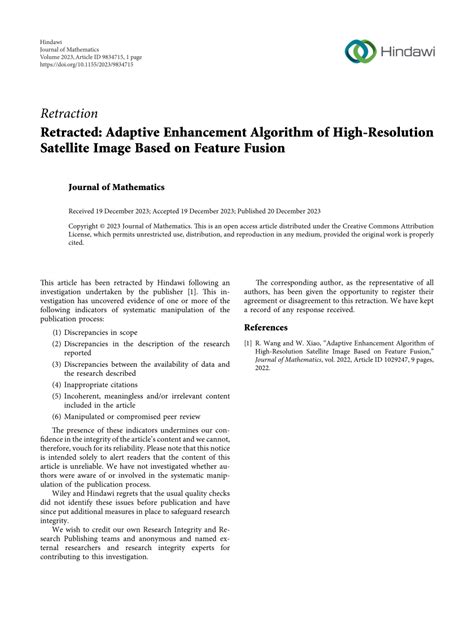 Pdf Retracted Adaptive Enhancement Algorithm Of High Resolution