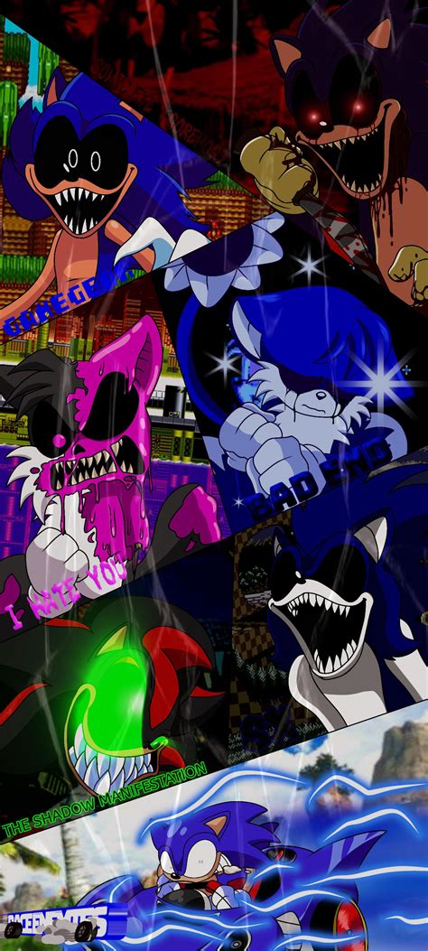 Sonic Exe Treme Phone Wallpaper By Sonicexeartist567 On Deviantart