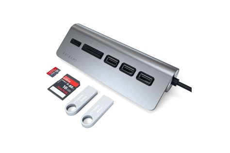 Satechi USB C Combo Hub For Desktop Space Grey Harvey Norman