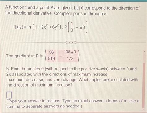 Solved A Function F And A Point P Are Given Let Chegg Com
