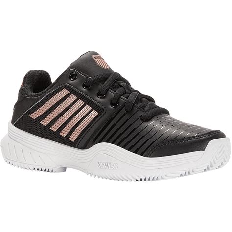 K Swiss Womens Court Express Hb Tennis Shoes Blackrose Gold