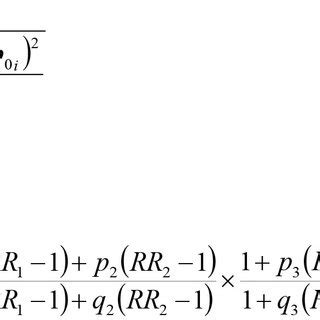 Equation 1 Calculation Of Cohen Effect Size W Where P 0 I And P 1 I Download Scientific