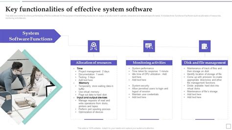 System Deployment Project Key Functionalities Of Effective System Software Themes Pdf