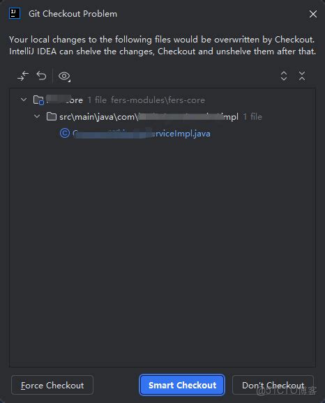 Idea中git当前分支代码未提交如何切换分支robertjen的技术博客51cto博客
