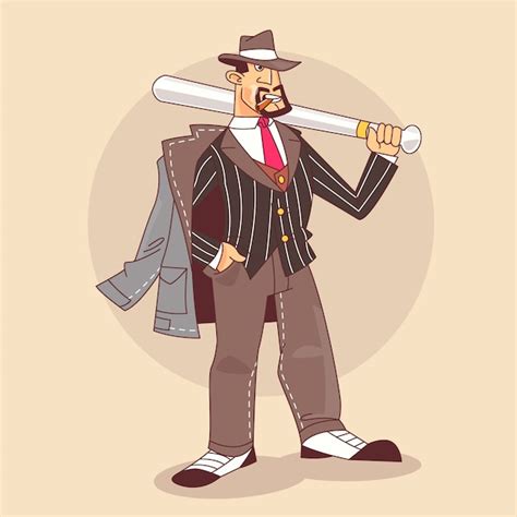 Free Vector Hand Drawn Nerd Cartoon Illustration