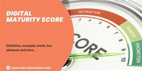 Digital Maturity Score Examples Levels And Key Elements
