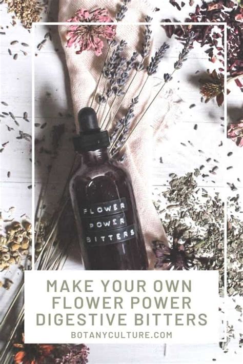 Flower Power Bitters For A Healthy Gut