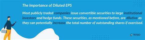 Diluted Eps Formula Example Calculate Diluted Earnings Per Share Wall Street Oasis
