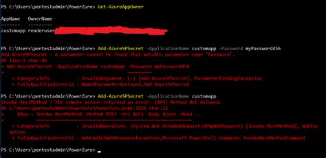add zurespsecret method return an error · issue 5 · packtpublishing penetration testing azure