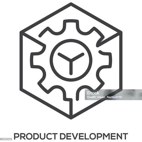 Product Development Icon Business Concept Modern Sign Linear Pictogram Outline Symbol Simple