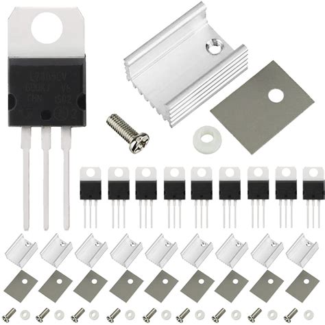 Daokai 10pcs L7805 Three Terminal Voltage Regulator Output 5v 1 5a Linear Positive Fixed 1 To