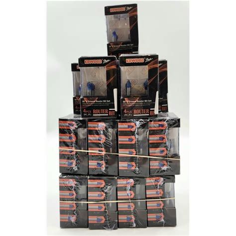 90 Degrees Groove Router Bit Set X 22pcs