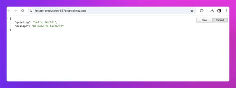 deploy a fastapi app railway docs