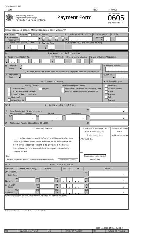 BIR Form Fill Out Sign Online And Download Printable PDF Philippines Templateroller