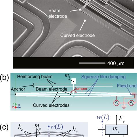 Curved Electrode Actuator A A Scanning Electron Microscope Sem Image Download Scientific