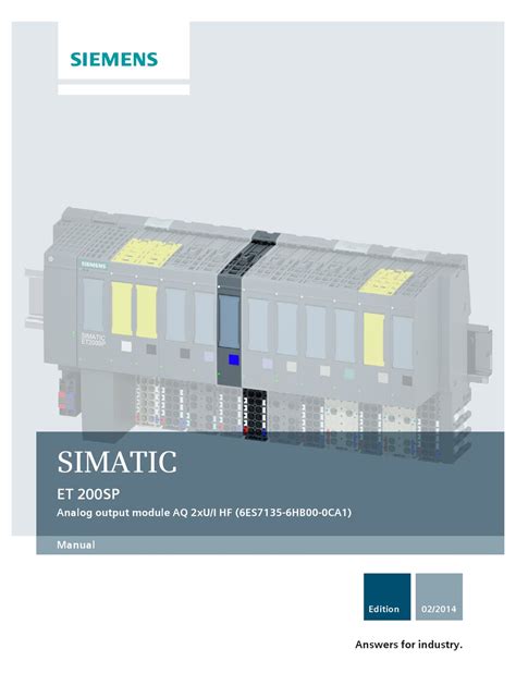 Siemens Et200sp Wiring Diagrams Wiring Diagram